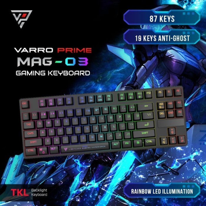 Jual Keyboard Varro Gaming Mechanical MAG-03 | Shopee Indonesia