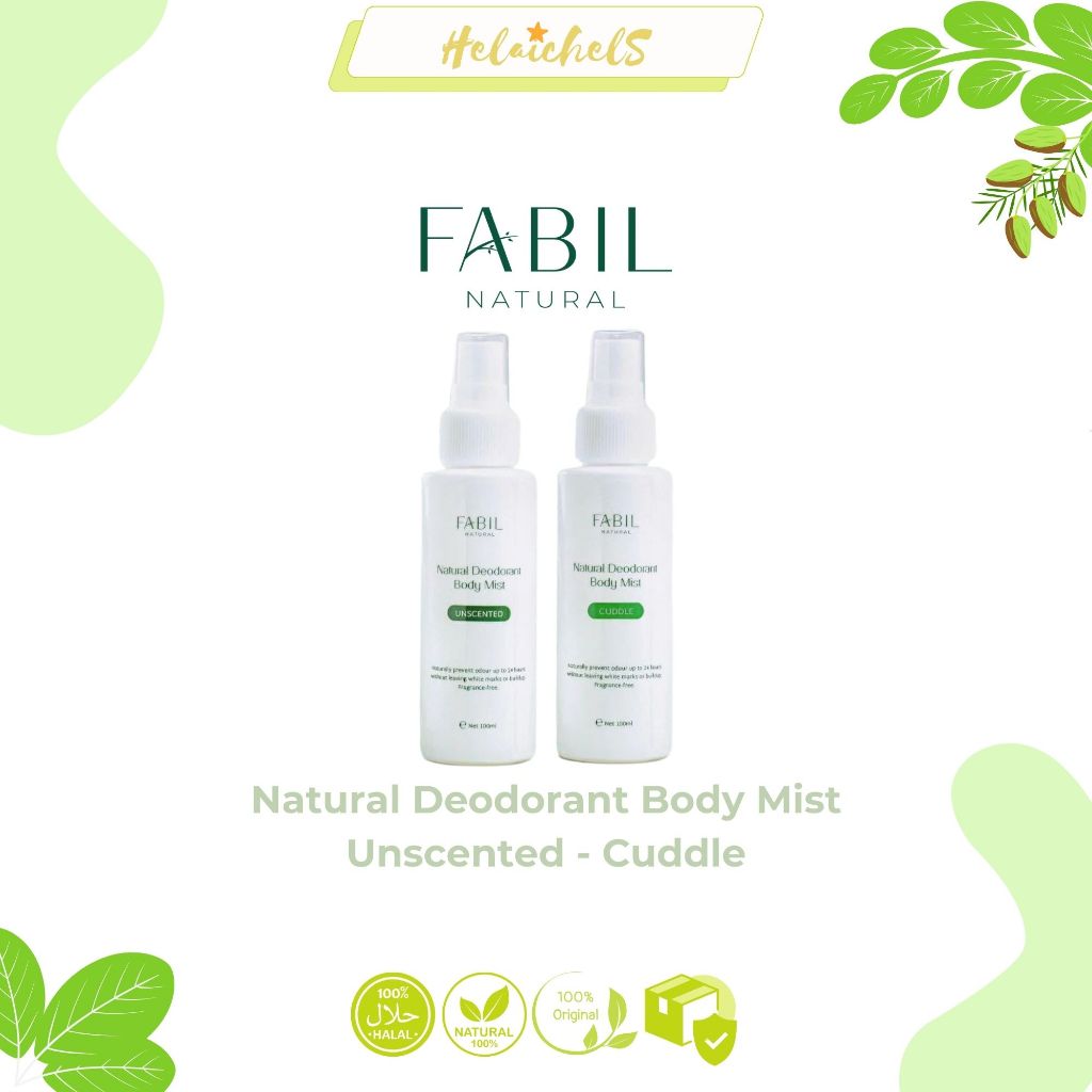 Jual Fabil – Natural Deodorant Body Mist – Deodoran Spray dengan Bahan ...