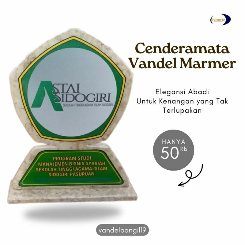 Jual Cenderamata Vandel Plakat Marmer Hadiah Penghargaan | Shopee Indonesia
