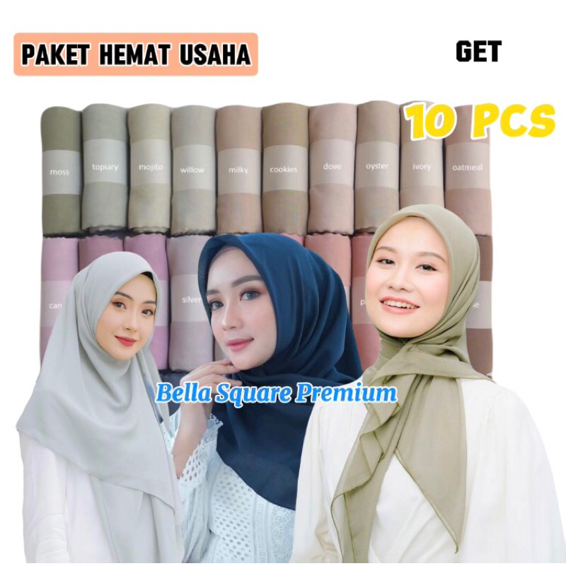 Jual PAKET HEMAT USAHA HIJAB SEGIEMPAT BELLA SQUARE 100 RIBU GET 10 PCS ... Jual PAKET HEMAT USAHA HIJAB SEGIEMPAT BELLA SQUARE 100 RIBU GET 10 PCS ...
