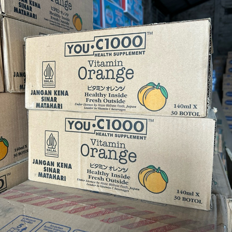 Jual you c1000 vitamin 140ml 1 dus isi 30 botol kaca | Shopee Indonesia