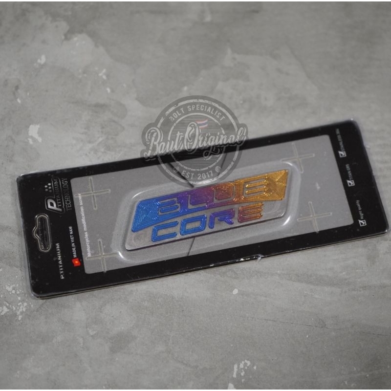 Jual emblem logo titan bluecore blue core yamaha original vietnam ...