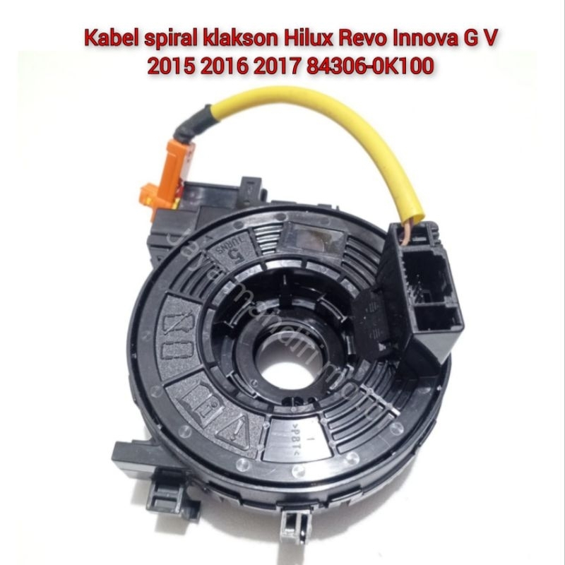 Jual Kabel spiral klakson Hilux Revo Innova G V 2015 2016 2017 84306 ...