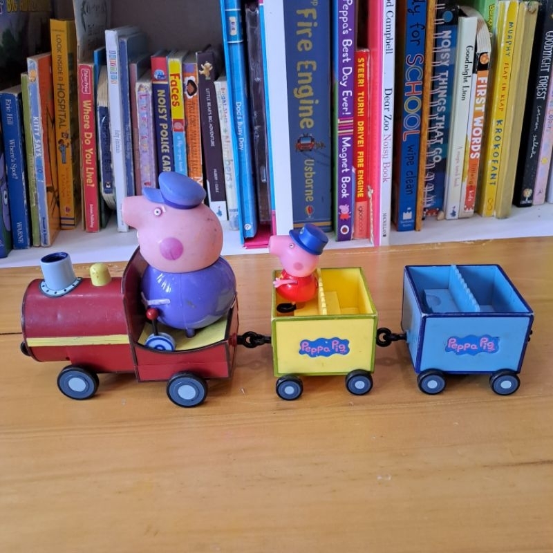 Jual Peppa Pig Grandpa's Train Vehicle Toy Playset | Shopee Indonesia