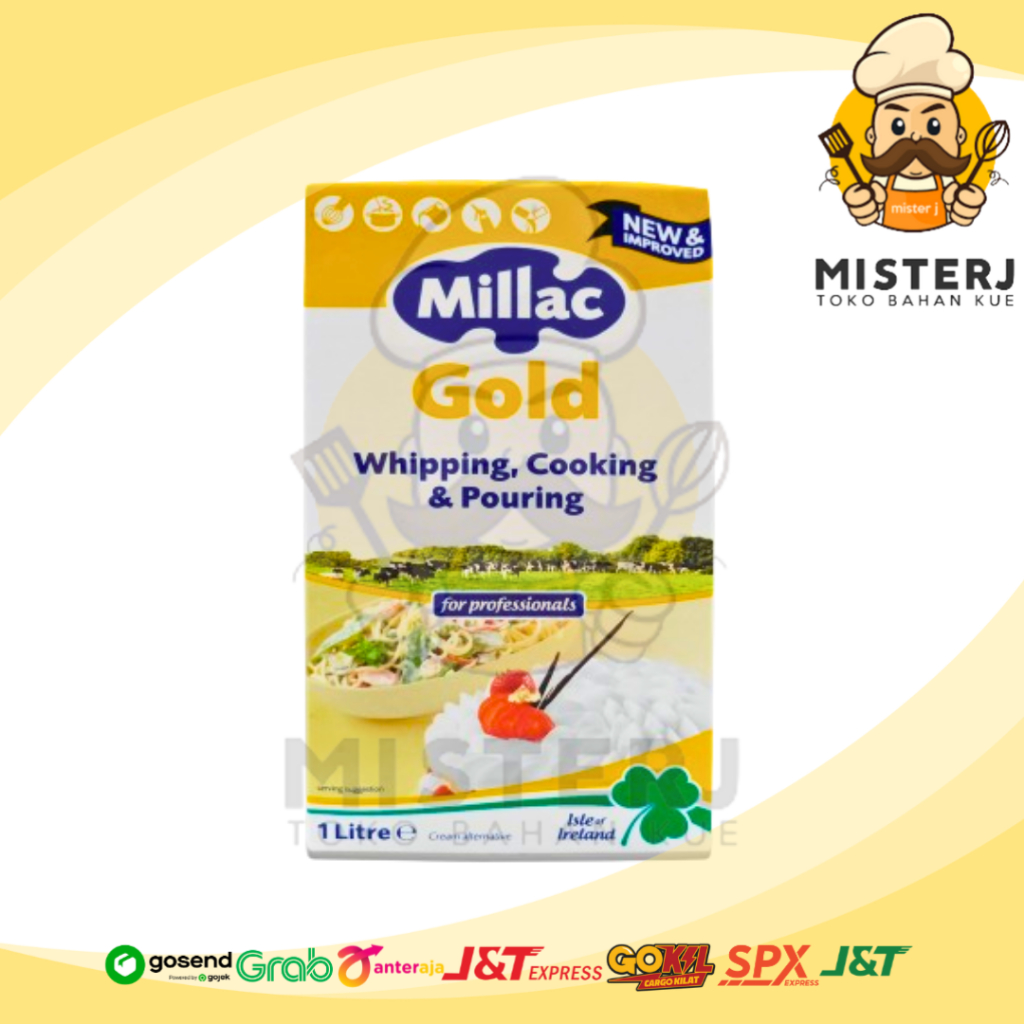 Jual Millac Gold Whipping Cooking And Baking | Tanpa es batu | 1 Liter ...