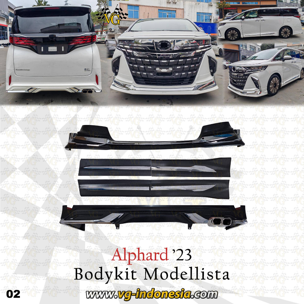 Jual ALPHARD 2023 2024 BODYKIT MODELLISTA | Shopee Indonesia