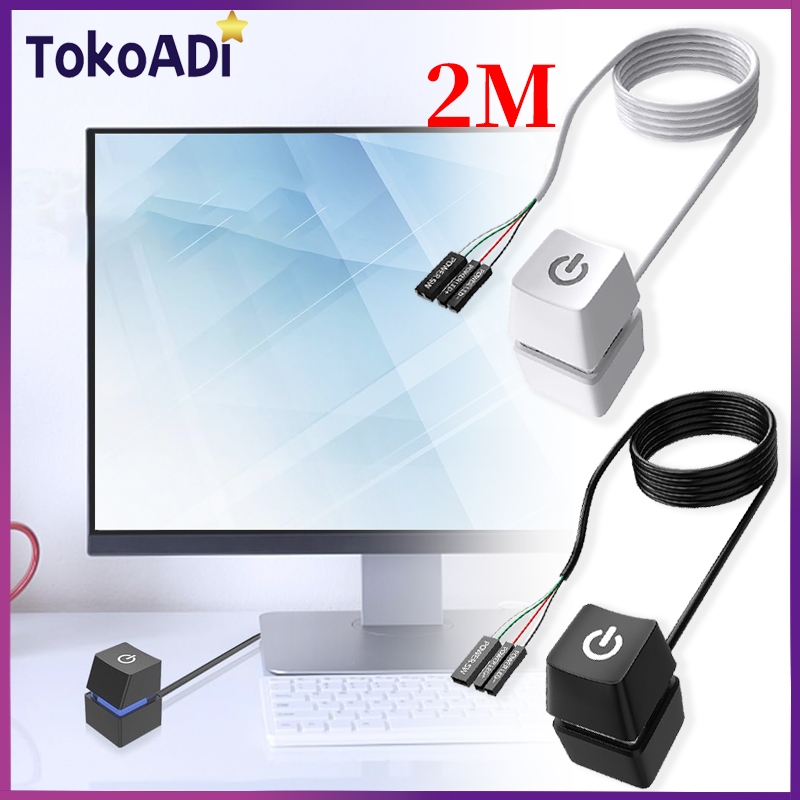 Jual 2 Meter Tombol Push On Kabel Power Button Tombol Switch Pc Kabel ...