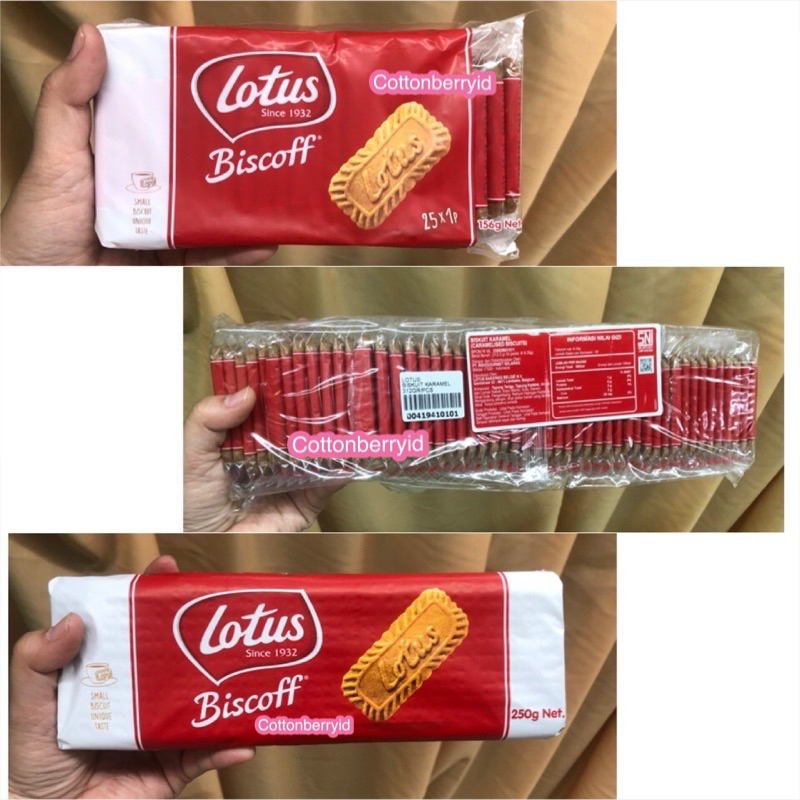 Jual LOTUS BISCOFF biskuit - 156gr/250gr/312gr/750gr | Shopee Indonesia