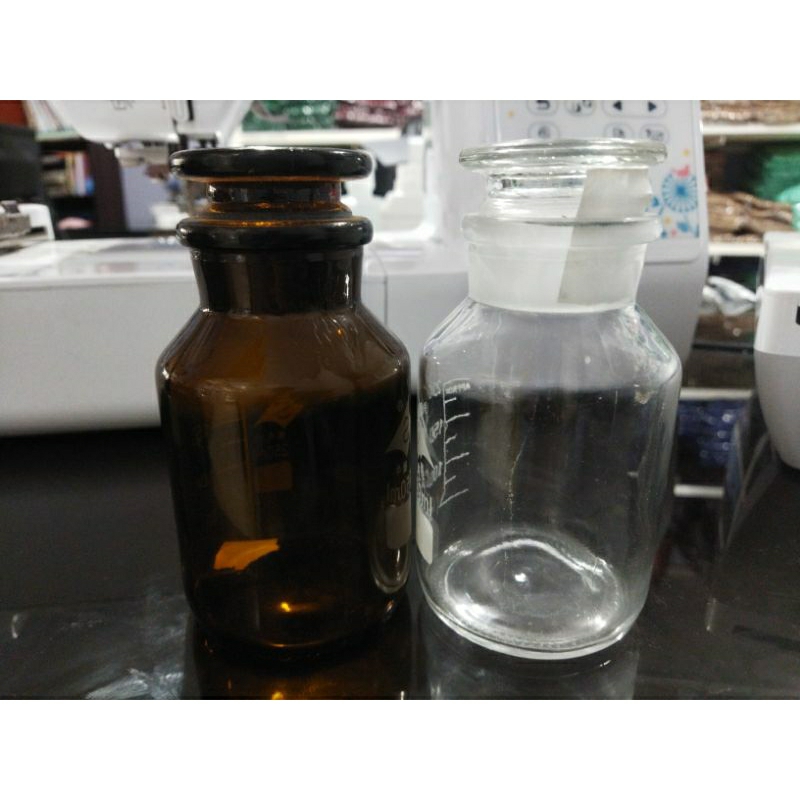 Jual Botol Reagent bening,botol reagent coklat,ukuran 125ml,250ml,500ml ...