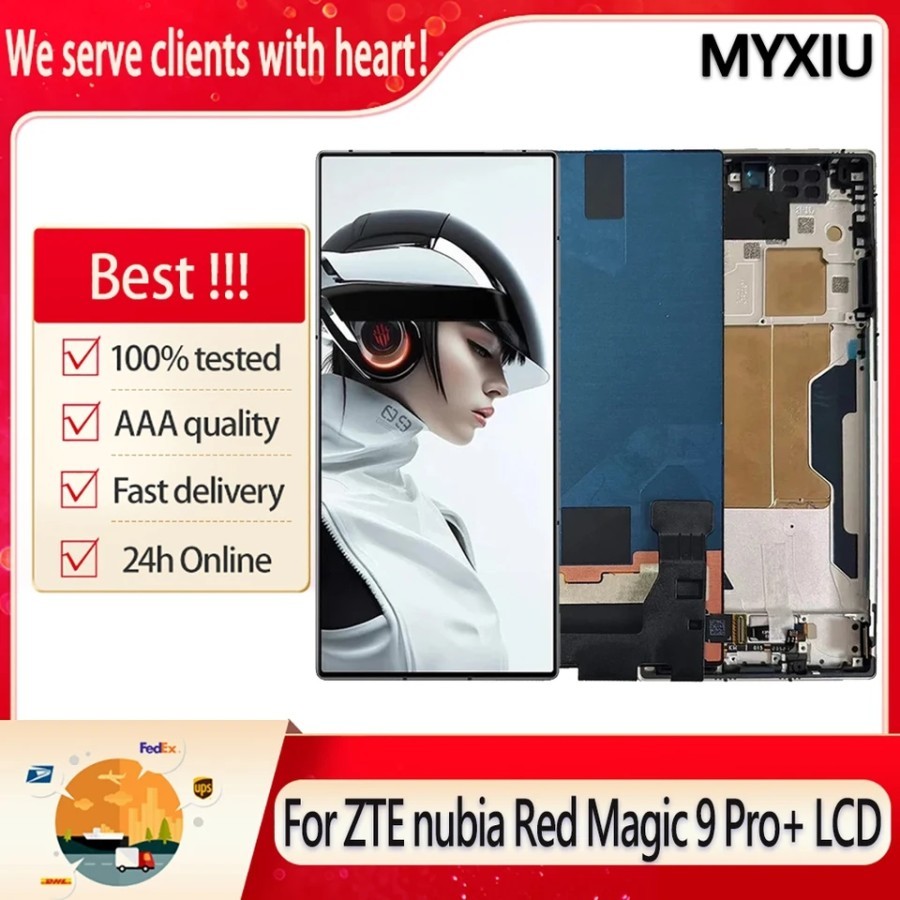 Jual LCD NUBIA RED MAGIC 9 PRO+ ORIGINAL TOUCHSCREEN DISPLAY LAYAR ...