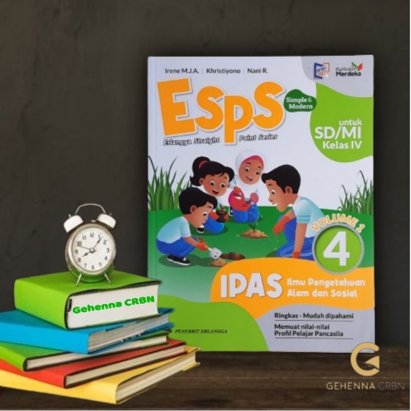 Jual ESPS IPAS | Ilmu Pengetahuan Alam dan Sosial untuk SD/MI Kelas 4 Kurikulum Merdeka Erlangga ...