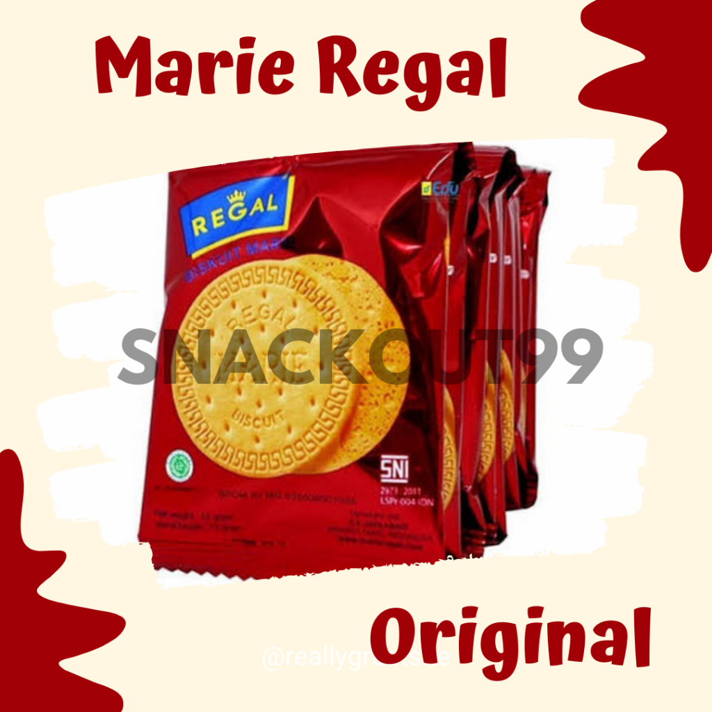 Jual Biskuit Marie Regal Renceng 12 gram x 10 pcs | Shopee Indonesia