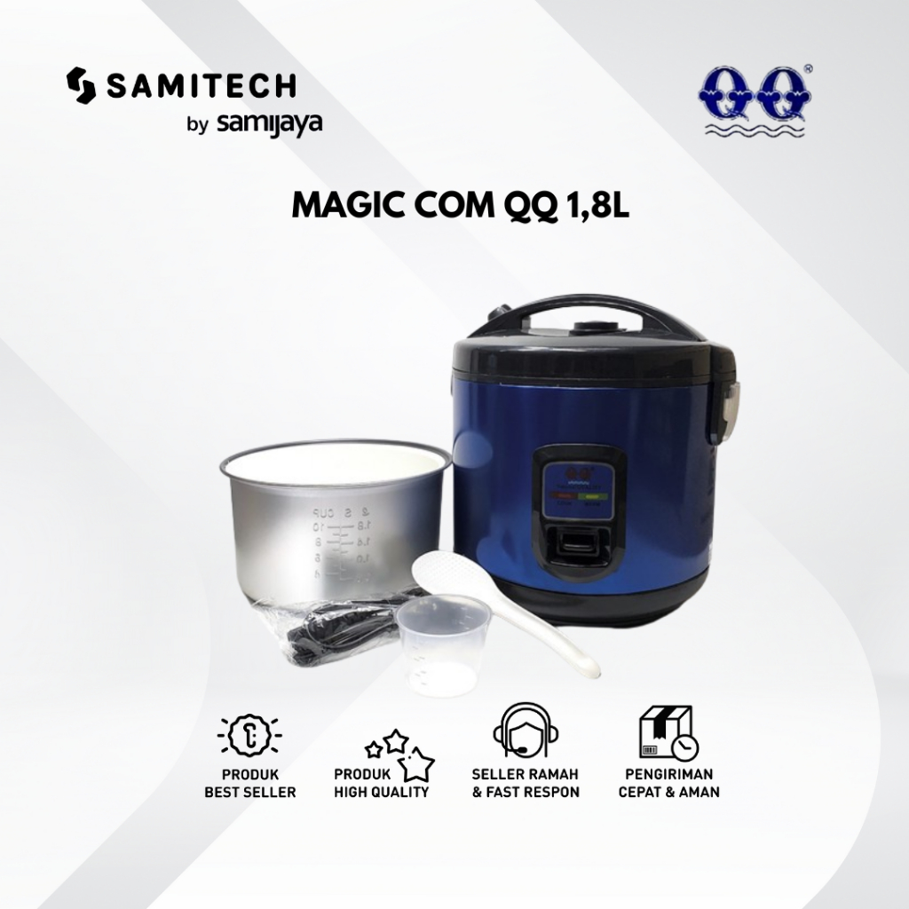 Jual MAGIC COM RICE COOKER QQ 1,8L 3IN1 | Shopee Indonesia