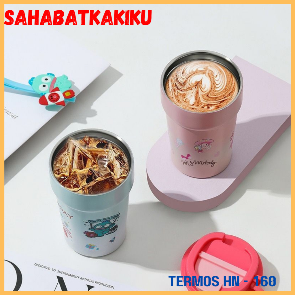 Jual Tumblr Gelas Minum Stainless Steel Karakter HN 160 / Mug Tumbler ...