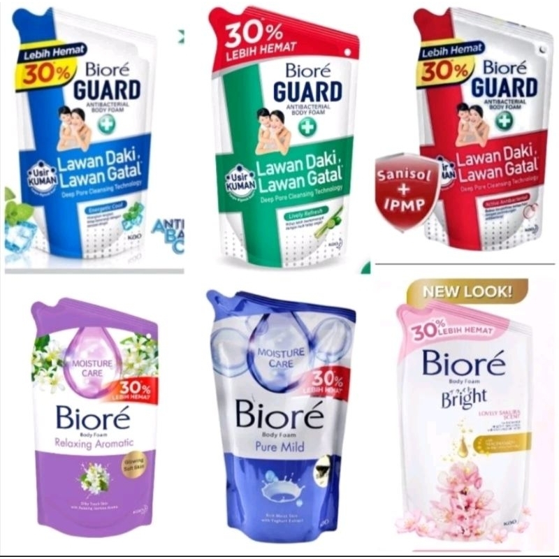 Jual Sabun Mandi Cair Biore 400ml Body Wash All Variant Body Foam | Shopee Indonesia