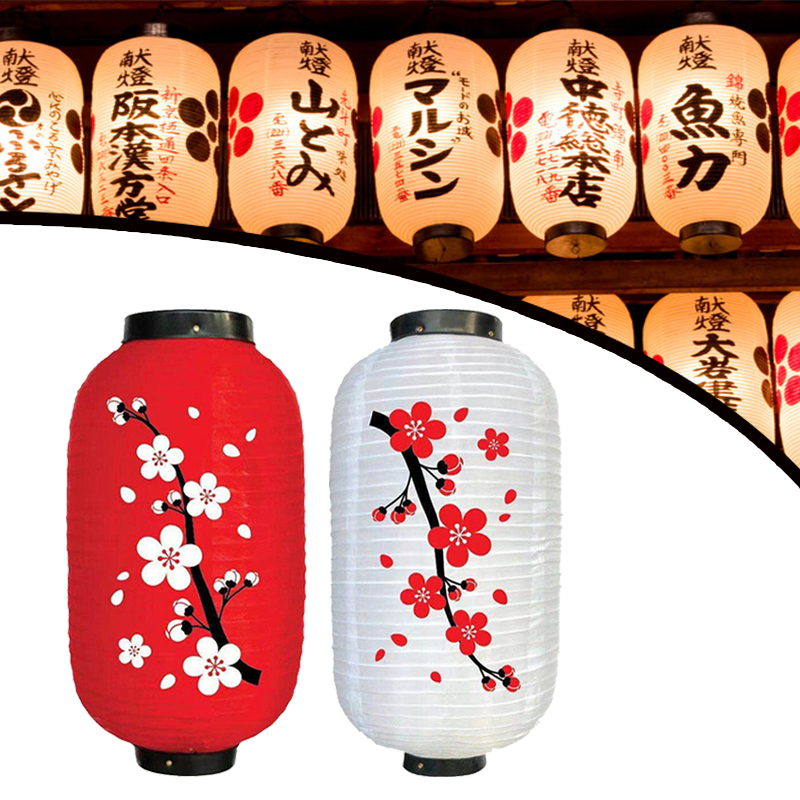 Jual 10 Inch Lampion Merah Panjang Lampion Capsule Jepang Lampion ...