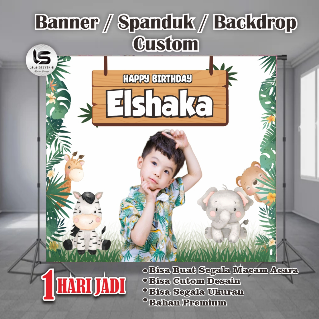 Jual SPANDUK/BANNER/BACKDROP/SPANDUK ULANG TAHUN ANAK/BANNER ULANG ...