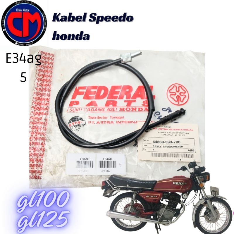 Jual Kabel Tali Speedometer RPM Honda gl 100 gl 125 Japan E34AG ...
