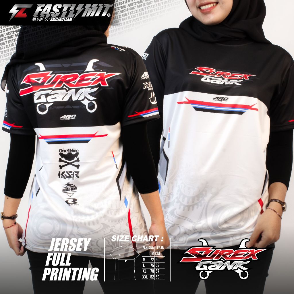 Jual JERSEY SUPERMOTO SUREX SUNMORI-BAJU KAOS SUPERMOTO RIDER CRF WR ...