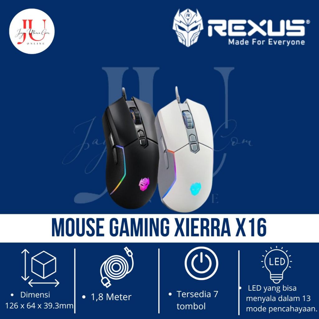 Jual Rexus Mouse Gaming Xierra X16 / X15 Original | Shopee Indonesia