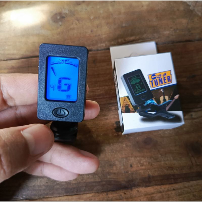 Jual Tuner Gitar Digital Rotatable 360 - Penyetem Alat Musik | Shopee ...