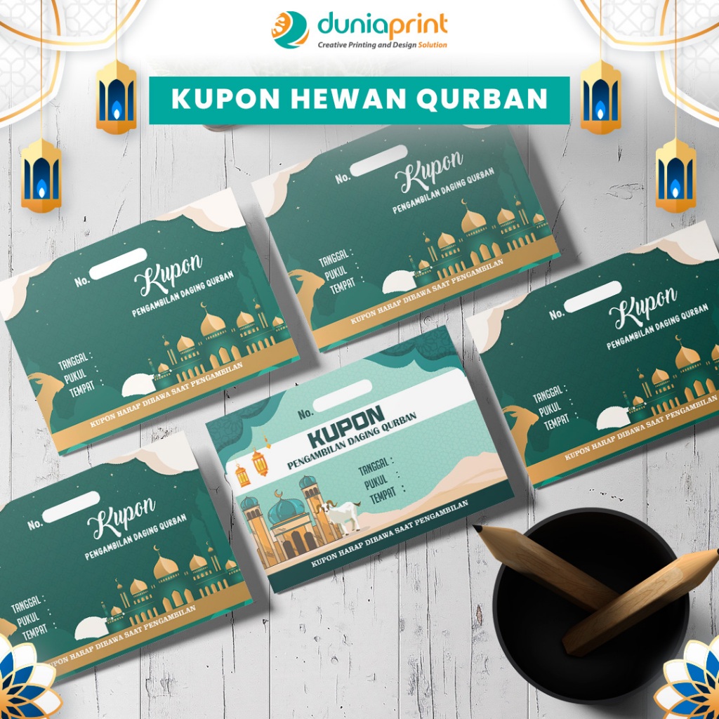Jual KUPON QURBAN IDUL ADHA | KUPON PENGAMBILAN DAGING QURBAN | KUPON ...