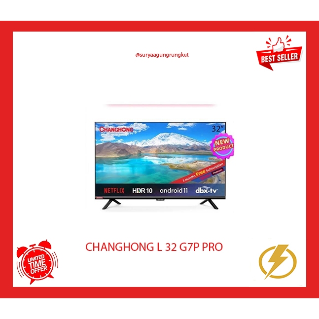 Jual LED TV CHANGHONG DIGITAL 32 INCH - L 32 G7P PRO | Shopee Indonesia
