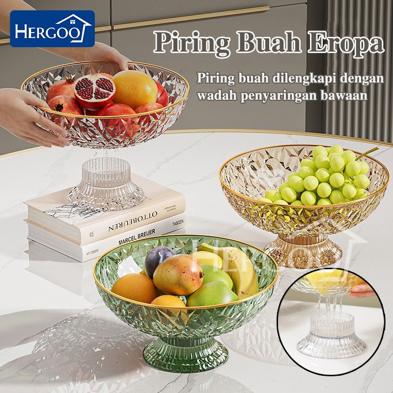 Jual Wadah Mangkok Makanan Mewah Piring Buah Ruang Tamu Wadah Tirisan ...
