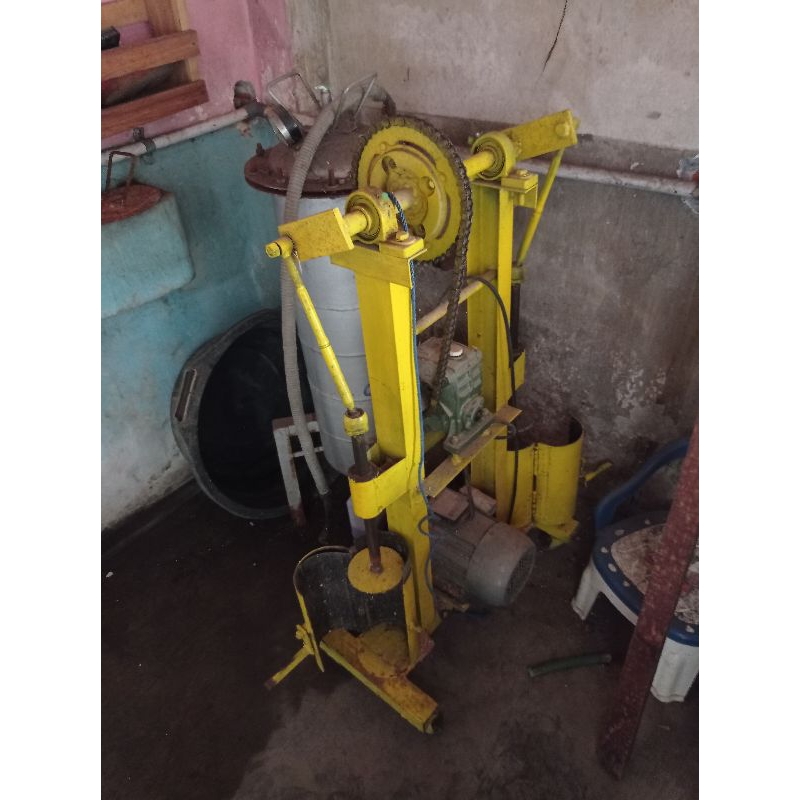 Jual alat pres jamur tiram ukuran plastik 18x35 daya listrik dinamo ...
