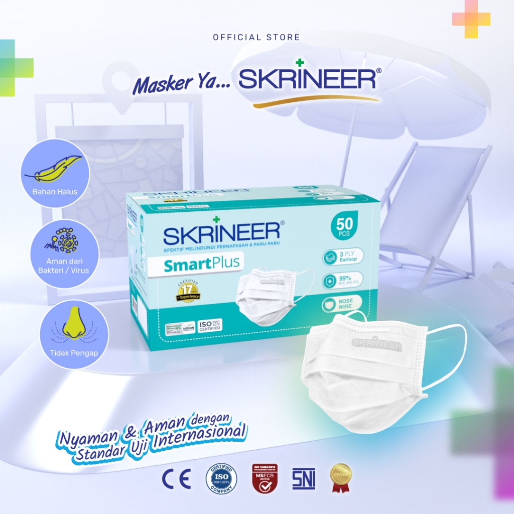 Jual Skrineer Smart Plus White 50'S | Shopee Indonesia