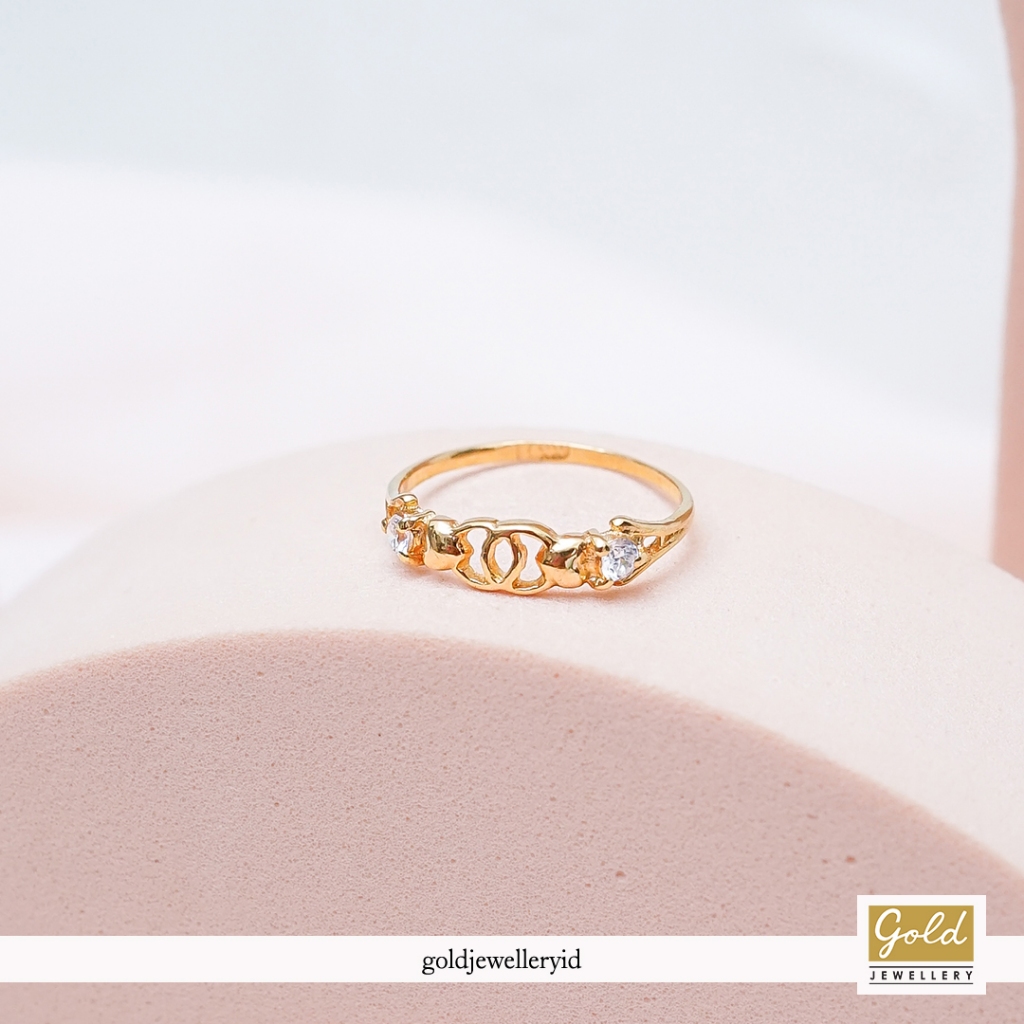 Jual Cincin anak emas kuning 700 16k - XII712052400 - model lingkaran ...