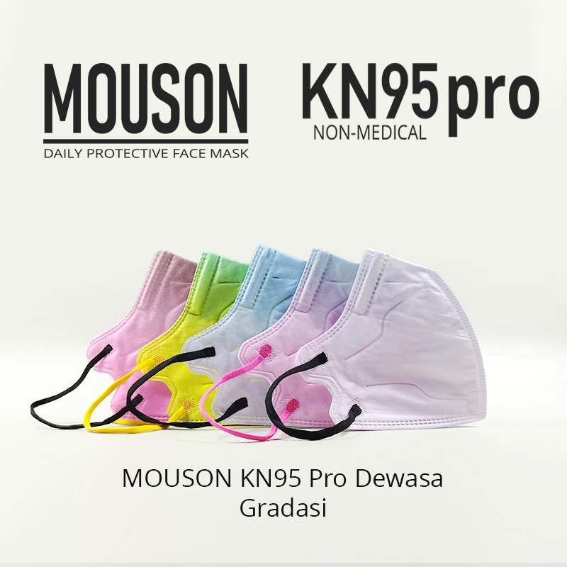 Jual MASKER KN95 PRO GRADASI MOUSON isi 10Pc | Shopee Indonesia