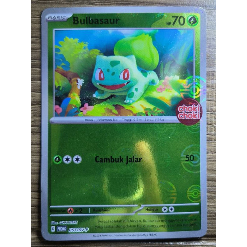 Jual Kartu Pokemon TCG Promo 057/SV-P Bulbasaur Bahasa Indonesia Edisi ...