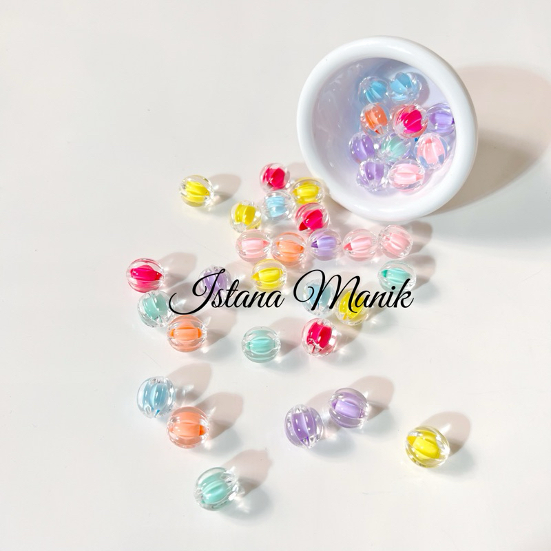 Jual Manik mote acrylic Doff / Clear Love bintang kupu bunga 15gr ...