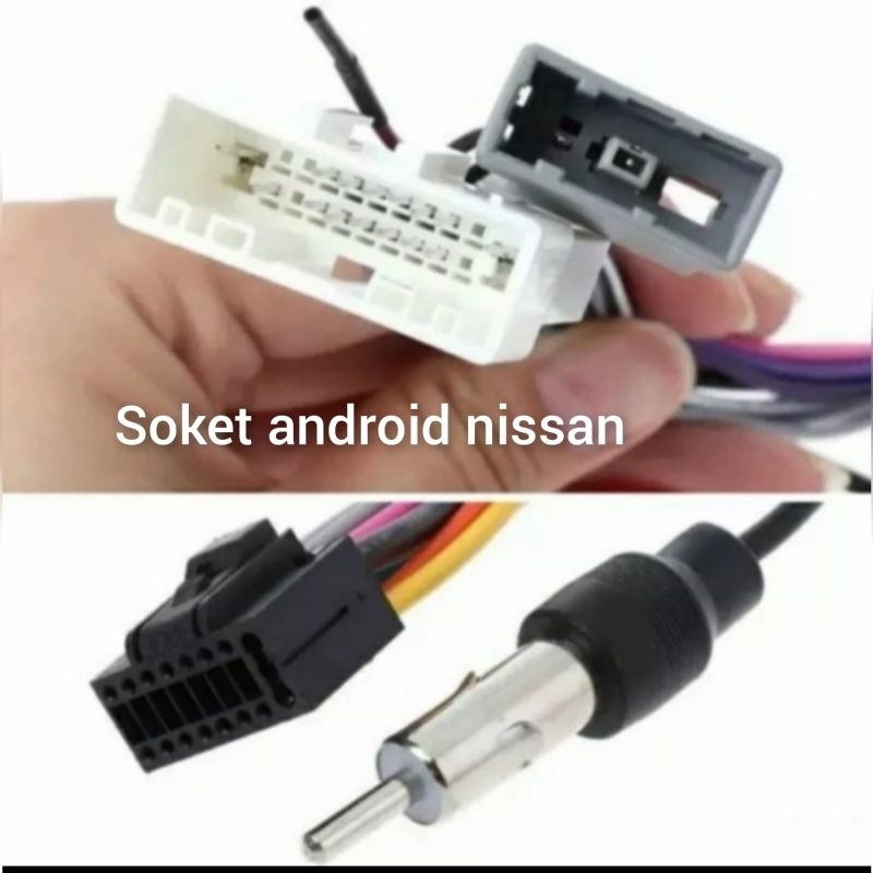 Jual kabel socket/soket head unit android plug & play mobil datsun go ...