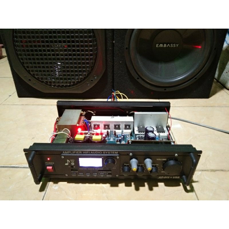 Jual ampli subwofer 500 watt plus bluetooth | Shopee Indonesia