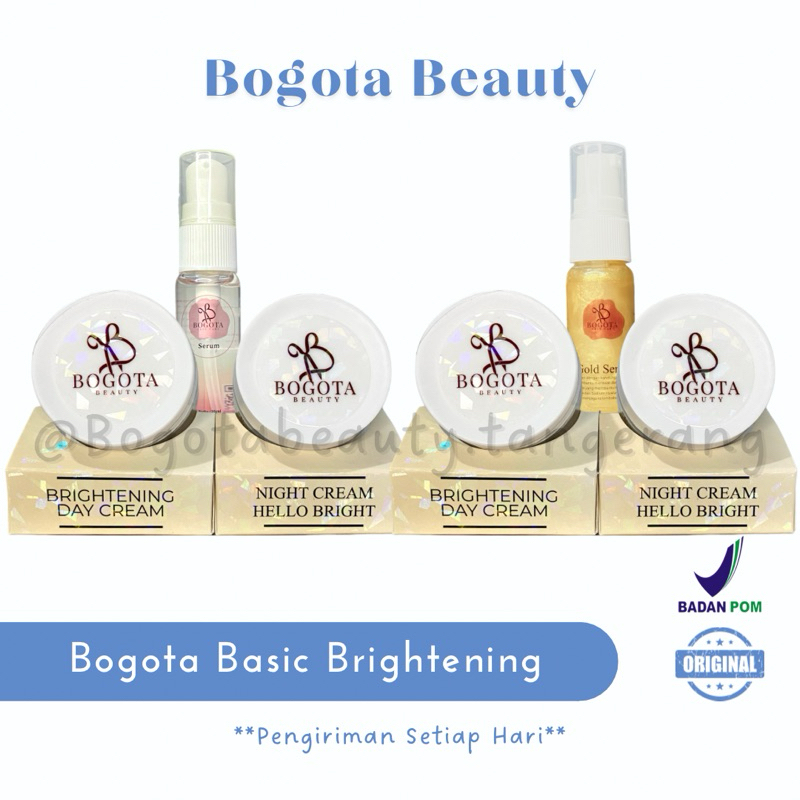 Jual PAKET BOGOTA BASIC BRIGHTENING NORMAL / ACNE SERIES | Shopee Indonesia