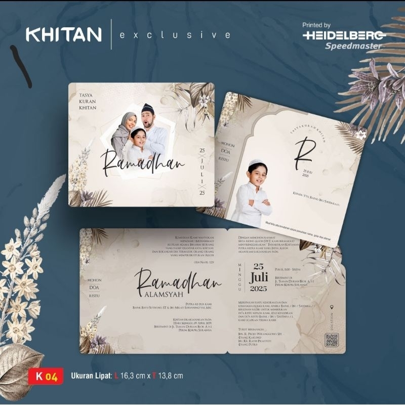 Jual Cetak Undangan Khitan Sunatan | Shopee Indonesia