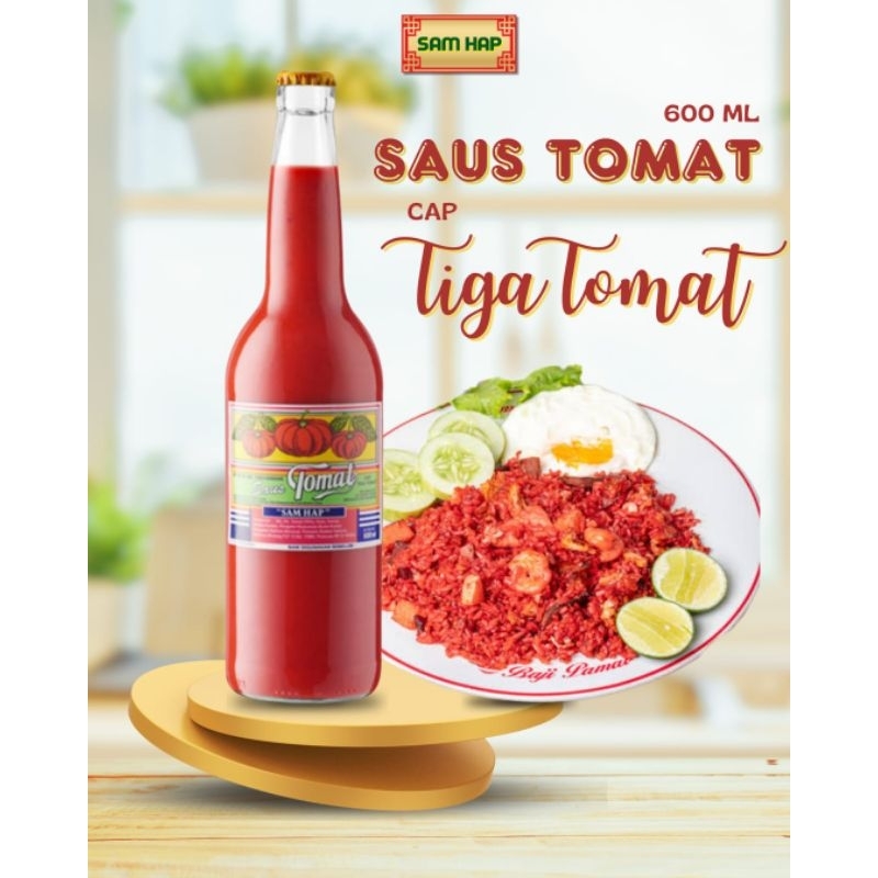 Jual SAMHAP Saus Tiga Tomat | SAMHAP Saus Cap Tiga Tomat | Saos SAMHAP ...