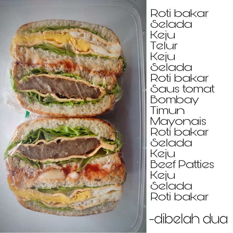 Jual TOAST SANDWICH // ROTI SANDWICH // CLASSIC SANDWICH | Shopee Indonesia