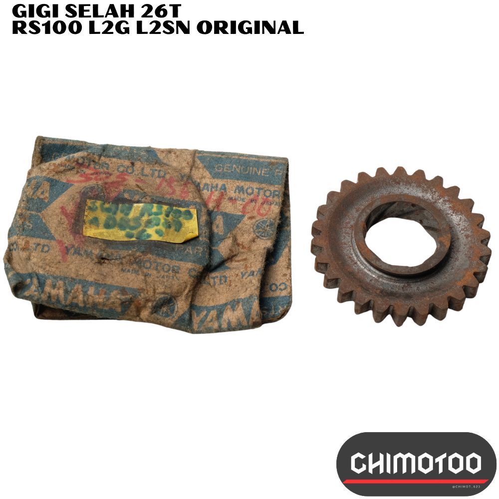 Jual Gigi Slah Gear kick Stater Yamaha Rs100 Rs 100 L2g L2sn 26T Nos ...