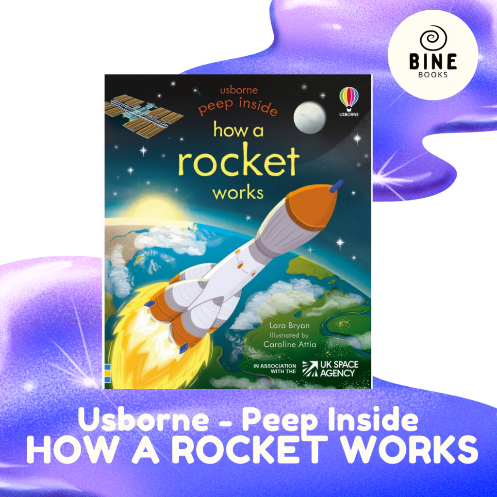 Jual [BINE] Usborne Peep Inside "ROCKET" Buku Cerita Interaktif Anak ...
