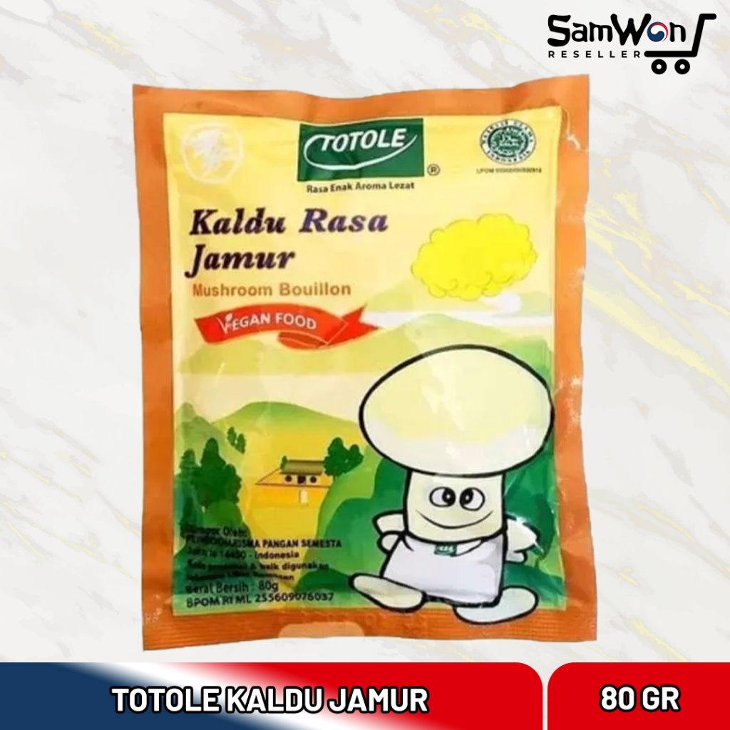 Jual TOTOLE Kaldu Jamur 80gr - Penyedap Rasa Mushroom Alami Kemasan 80 ...