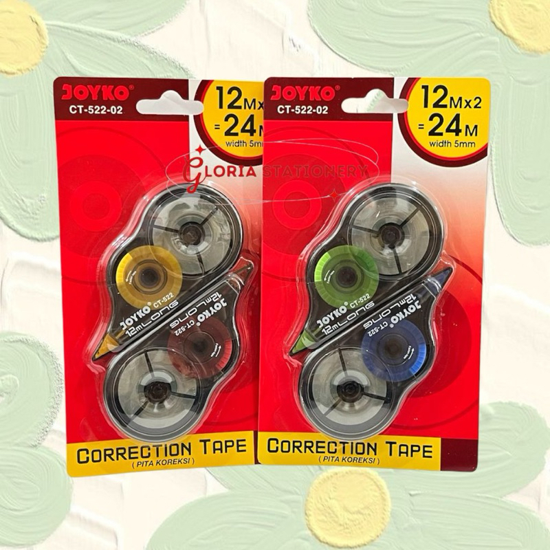 Jual JOYKO Correction tape CT 522-02/ Tip x kertas CT 522-02 JOYKO ...