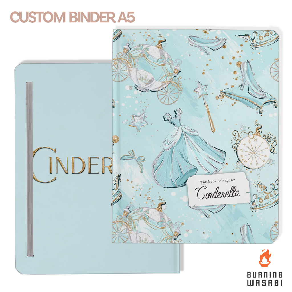 Jual Binder Princess Cinderella Disney Aesthetic Disney A5 6 20 Ring ...