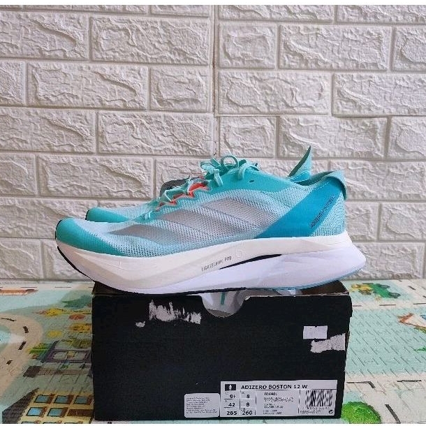 Jual Adidas Boston 12 W Turquoise (ID6901), Original, BNIB | Shopee ...