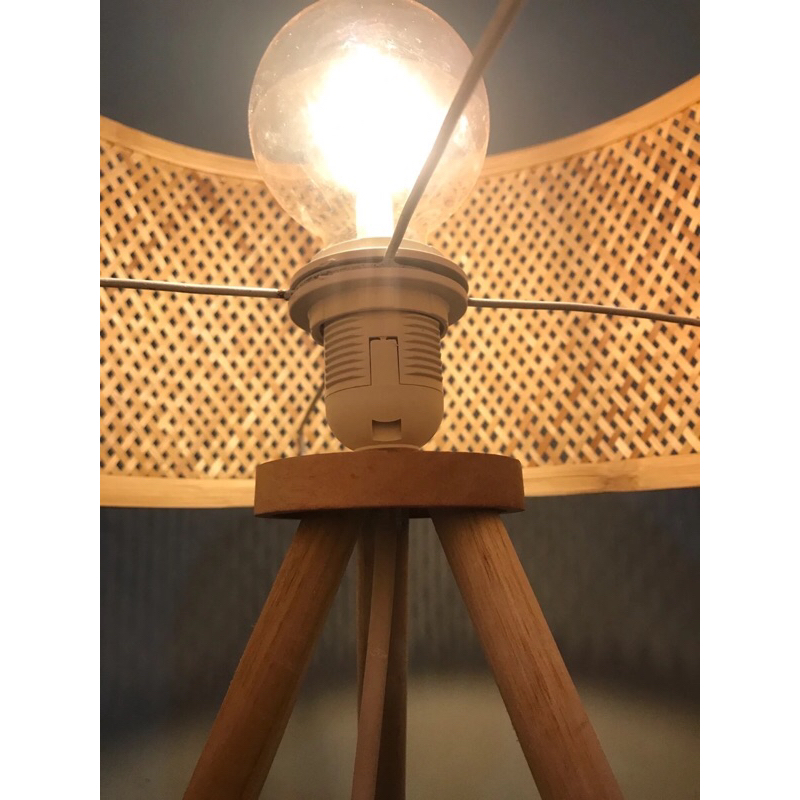 Jual NOEUL mini table lamp | lampu meja rotan | lampu tidur aestetik ...
