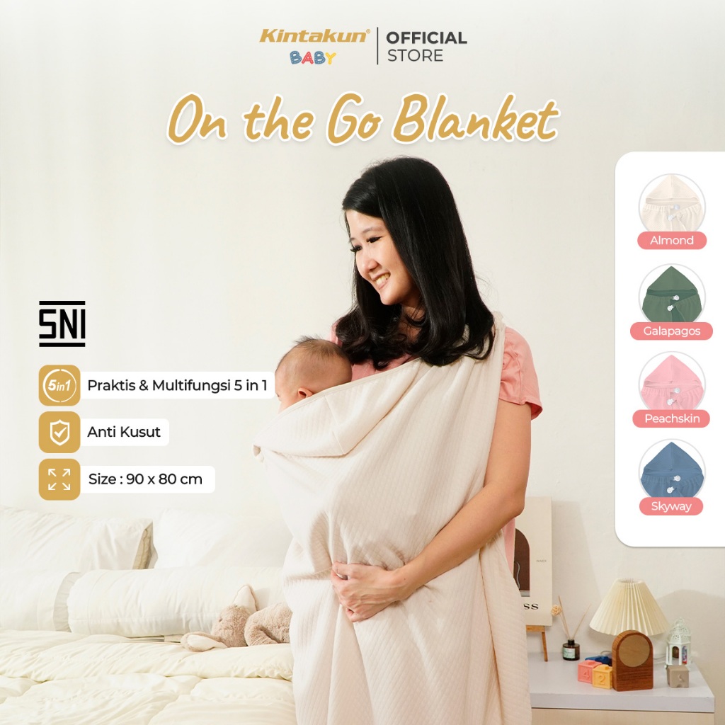 Jual KINTAKUN BABY On The Go Blanket Selimut Bayi Newborn Multifungsi ...