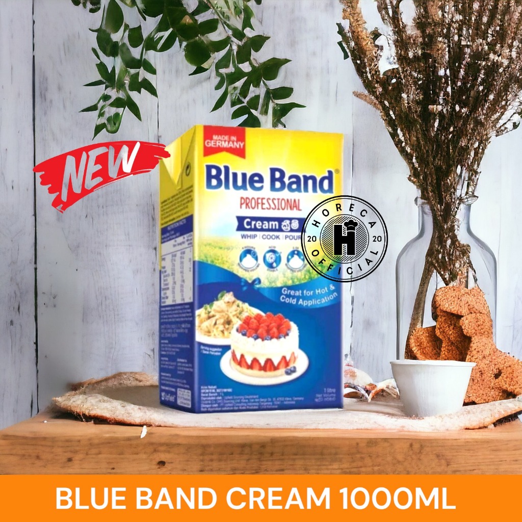 Jual Blue Band Whipping Cream 1000ml / Blue Band Professional Cream 1L ...