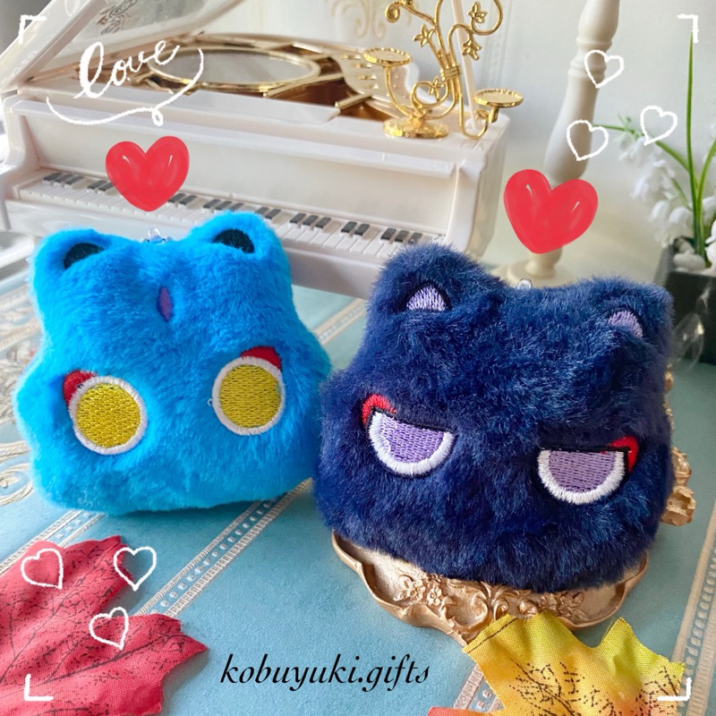 Jual Cat Scaramouche Xiao Fluffy mini Plushie keychain pendant ...